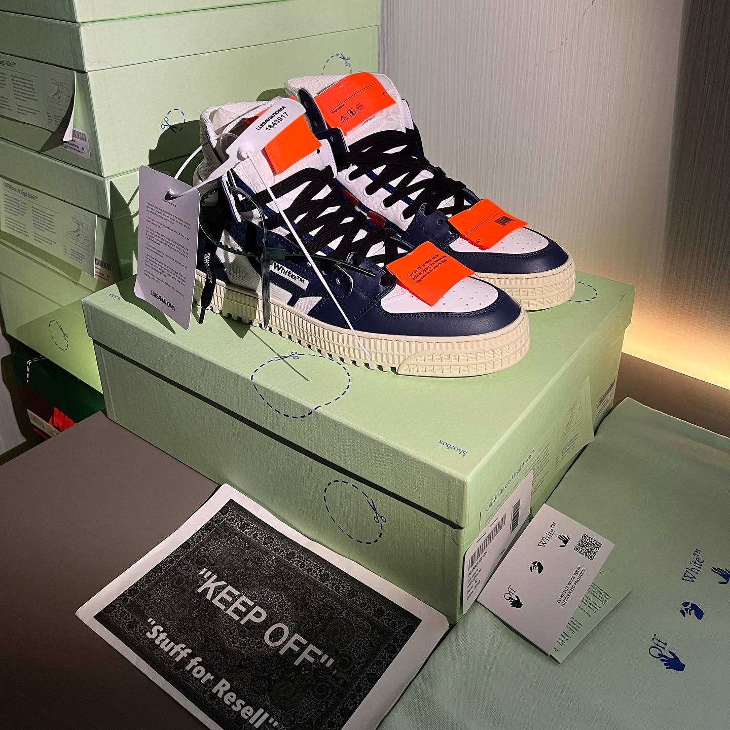 Off White Off Court 3.0 High Sneakers - HypedRo