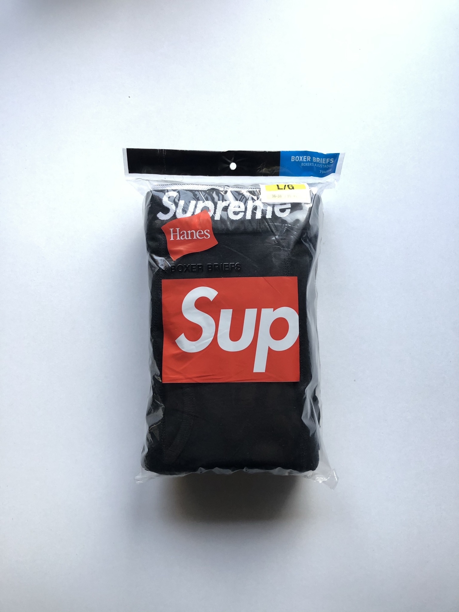 Supreme Hanes Black Boxers (4 Pack) - HypedRo